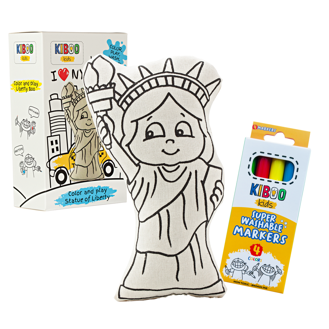 Kiboo Kids Liberty Boo - Statue of Liberty for Coloring and Play